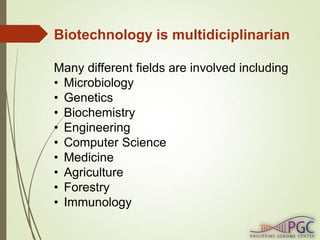 biotechnology a beginner guide to modern agricultural techniques | PPT