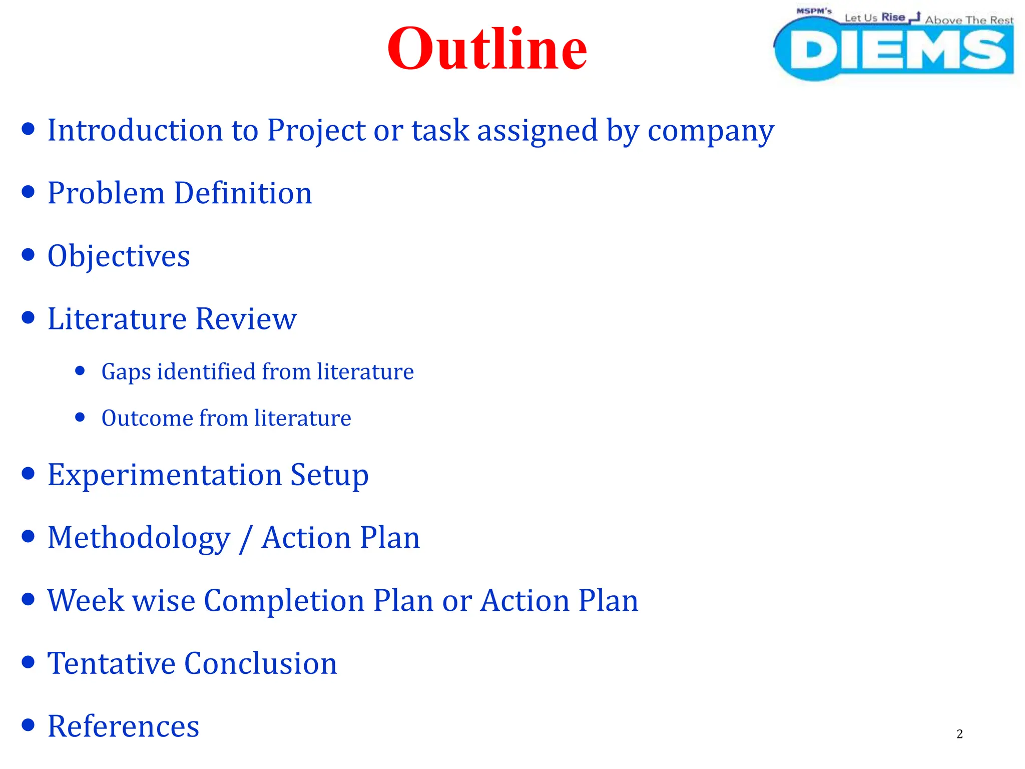 Presentation of internship at Neel Metal product limited | PPT