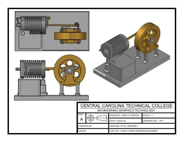Stirling Engine Assembly Layout1
