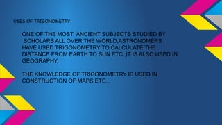 trigonometry intro | PPT