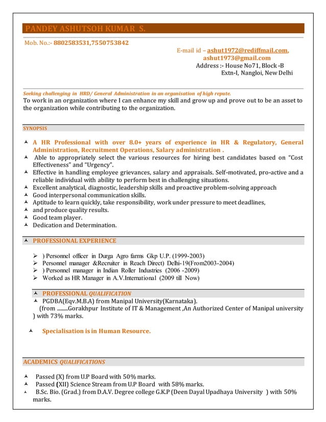 Ashutosh_resume_1 | PDF