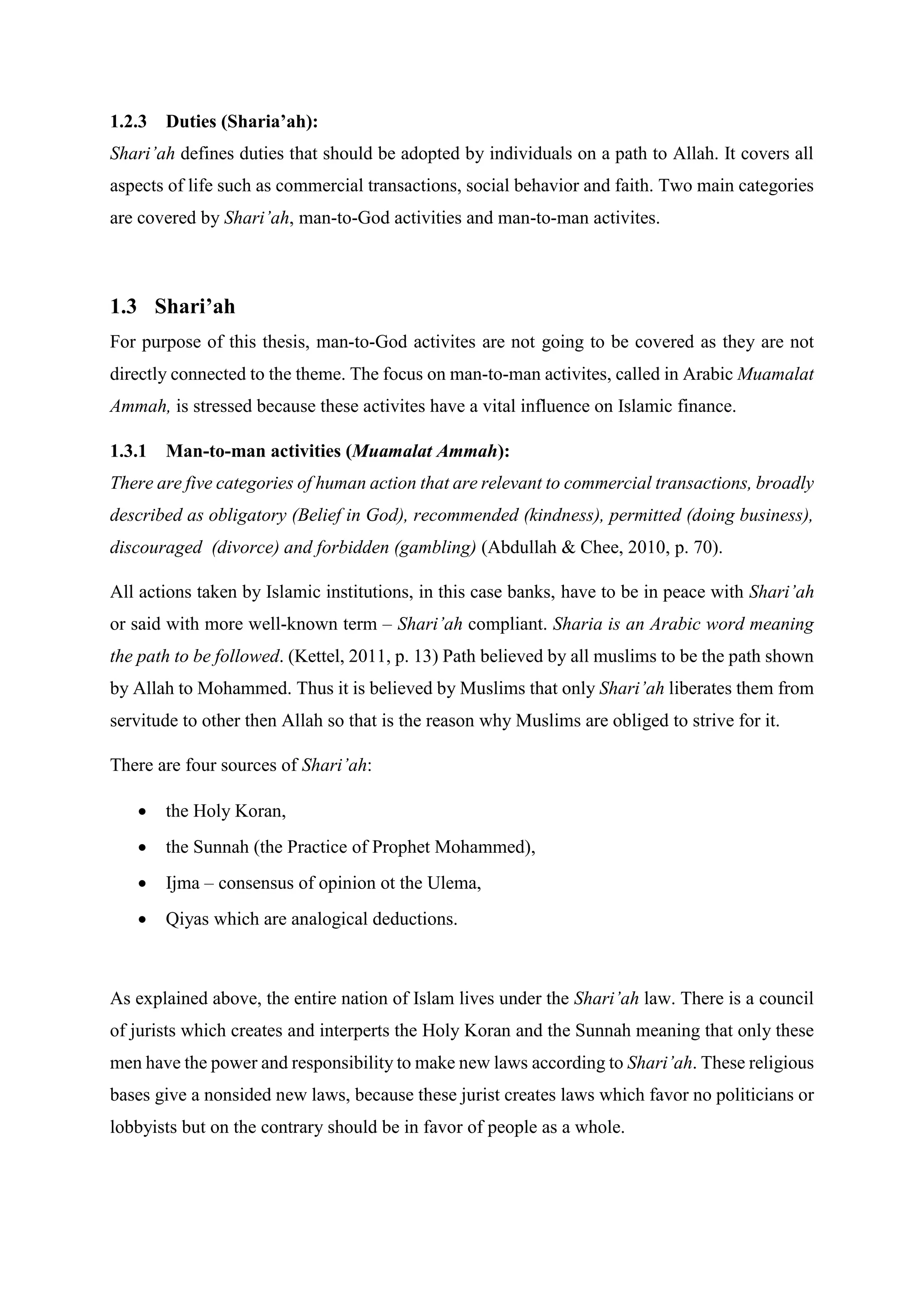Bachelor Thesis - Islamic Banking | PDF