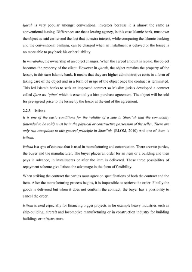 Bachelor Thesis - Islamic Banking | PDF