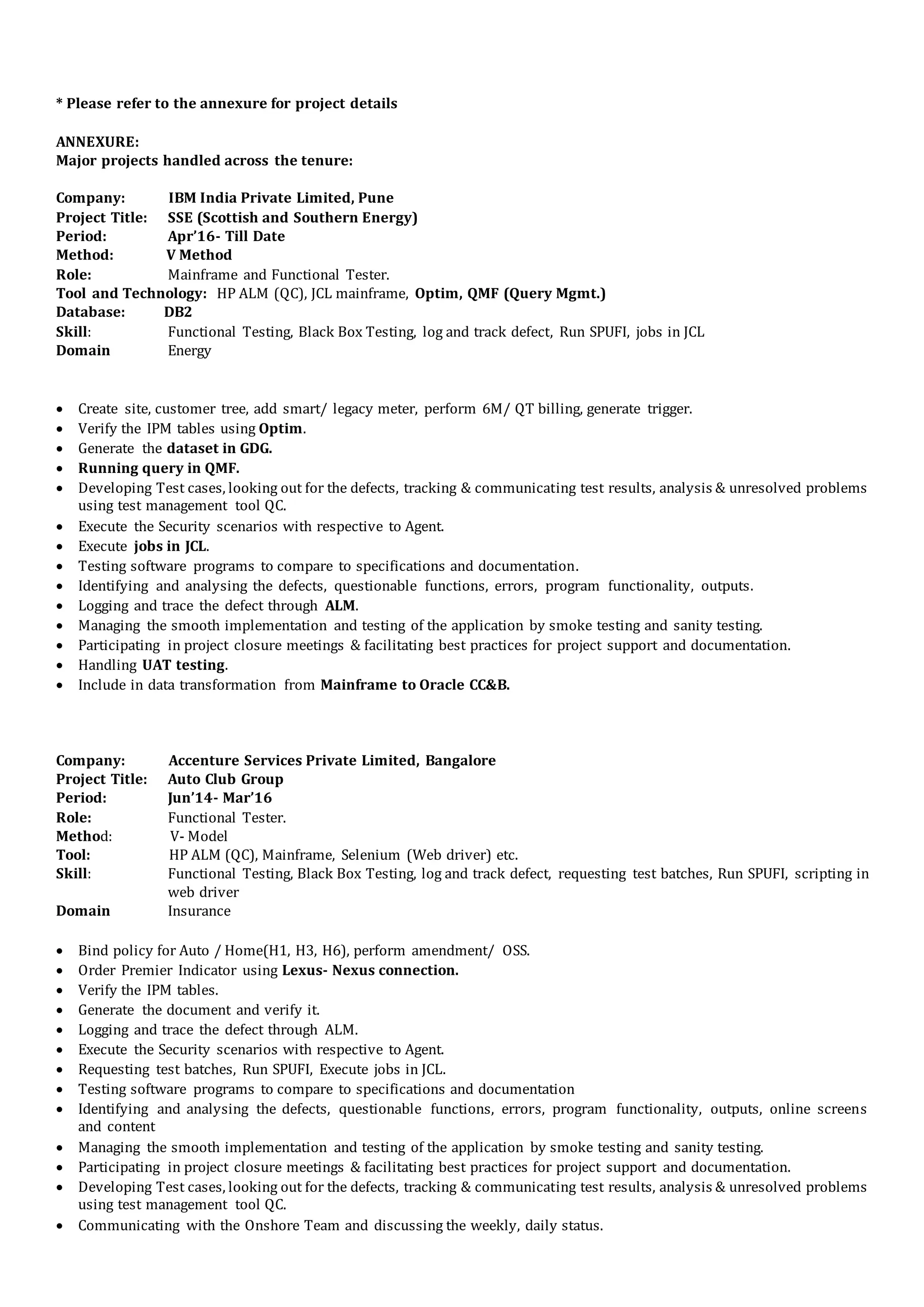 Resume_Mainframe_Insurance_Selenium | DOCX