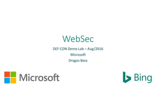 2016-08-WebSec.Open - DefCon | PPT