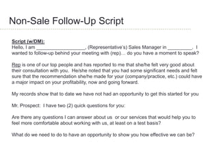 Follow up strategies | PPTX