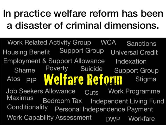 What is welfare reform?