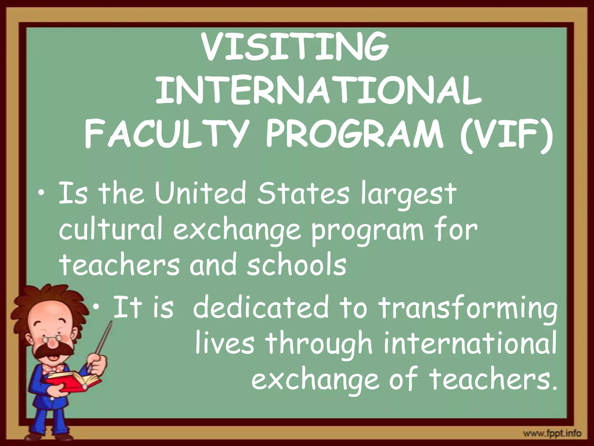 Teacher Exchange Programs | PPTX
