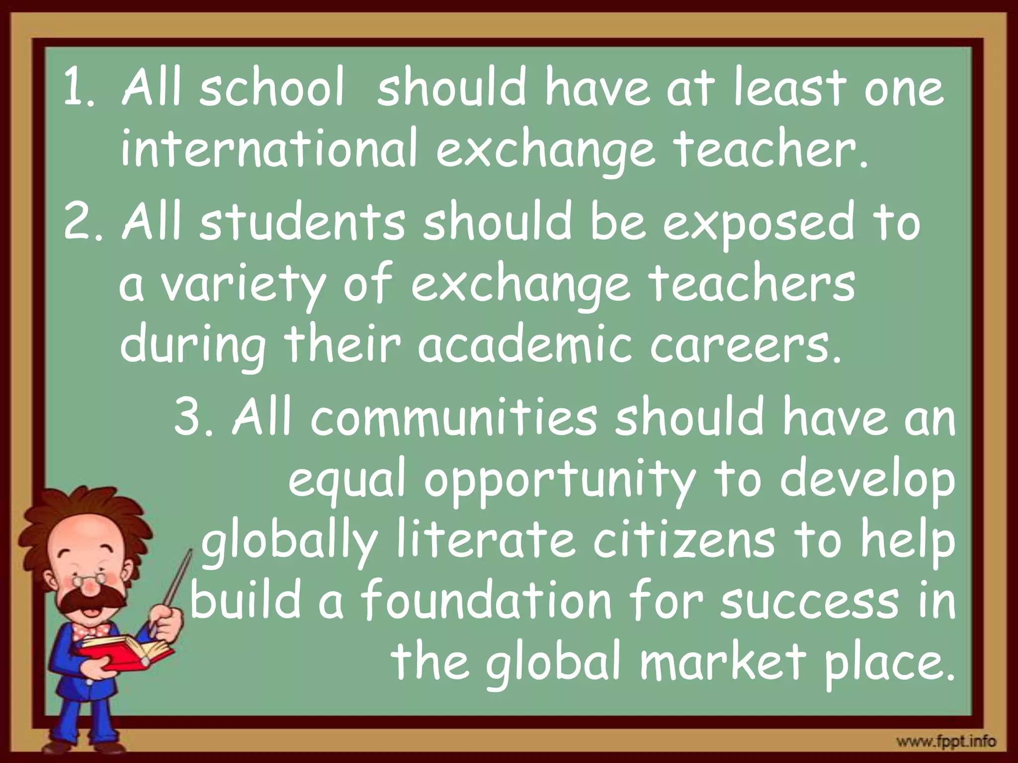 Teacher Exchange Programs | PPTX