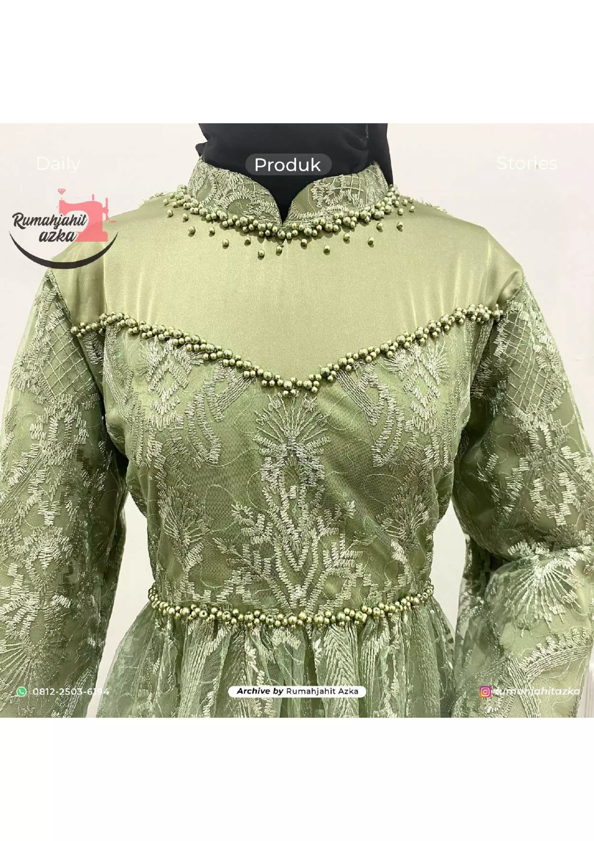 Brukat Set Top Semi Kebaya by Rumah Jahit Azka | PDF