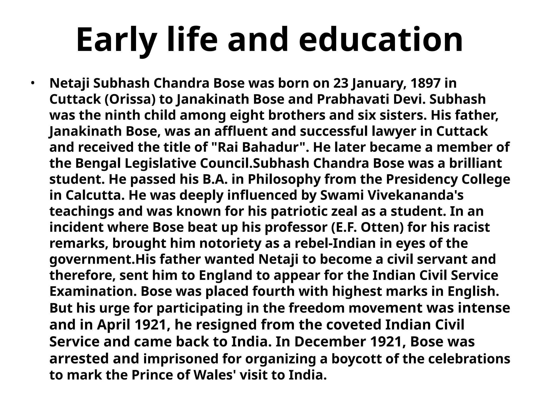 History-Project.pptx subhas chandra bose | PPTX