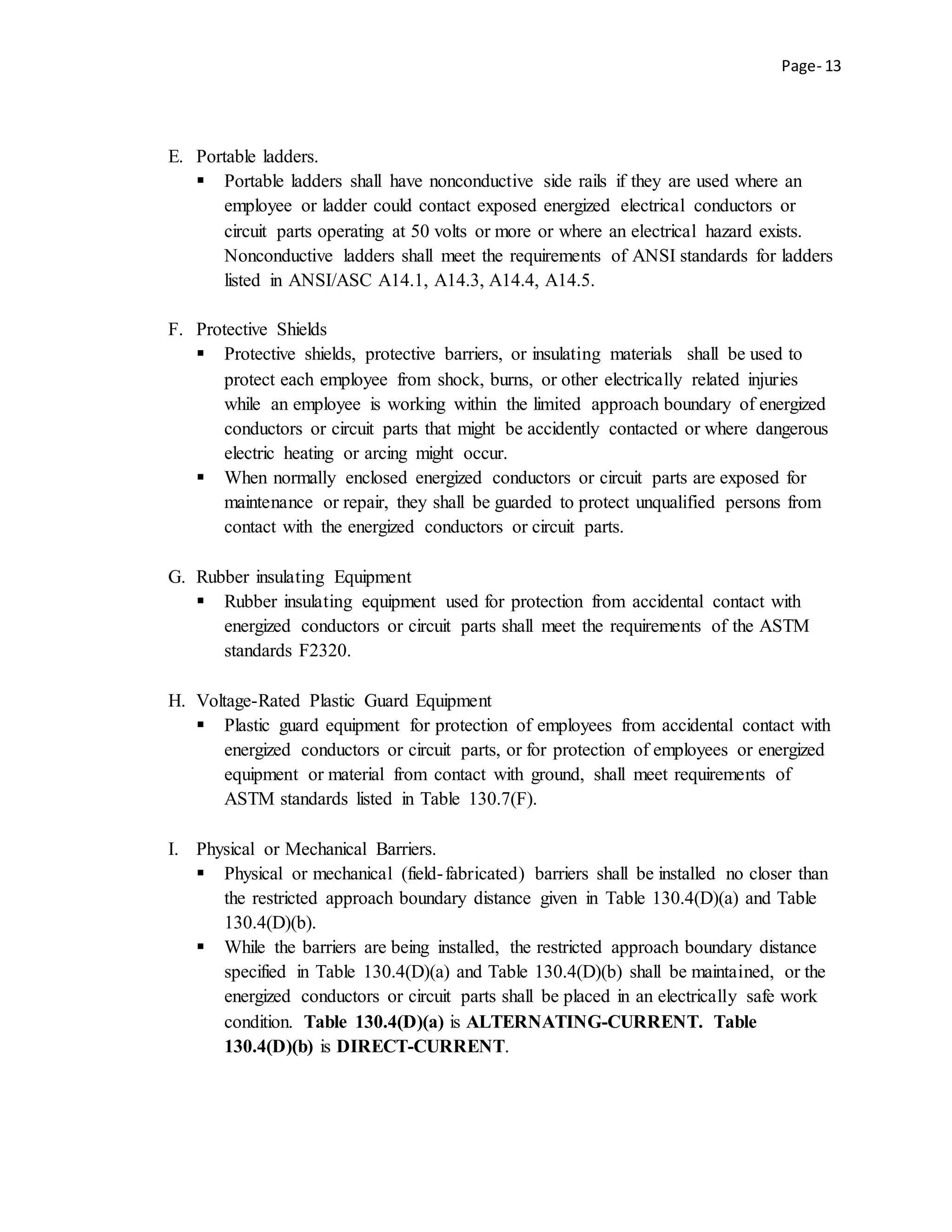 MM Electrical Safety Policy-Procedure draft 2 | DOCX | Manufacturing ...