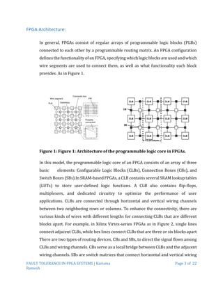 Fault Tolerance in an FPGA System | PDF | Programming Languages | Computing