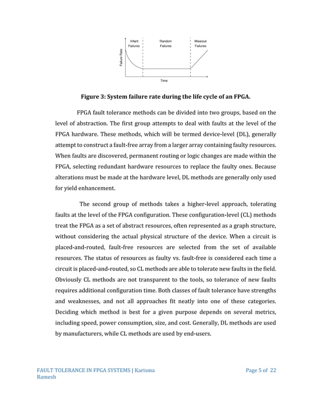 Fault Tolerance in an FPGA System | PDF