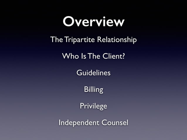 Ethical Issues in the Tripartite Relationship | PPT