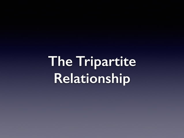 Ethical Issues in the Tripartite Relationship | PPT