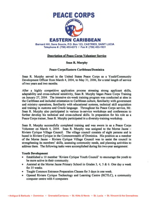 Murphy - Peace Corps DOS | PDF