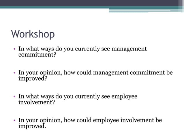 Leadership and Safety Management for MHE Operations | PPSX