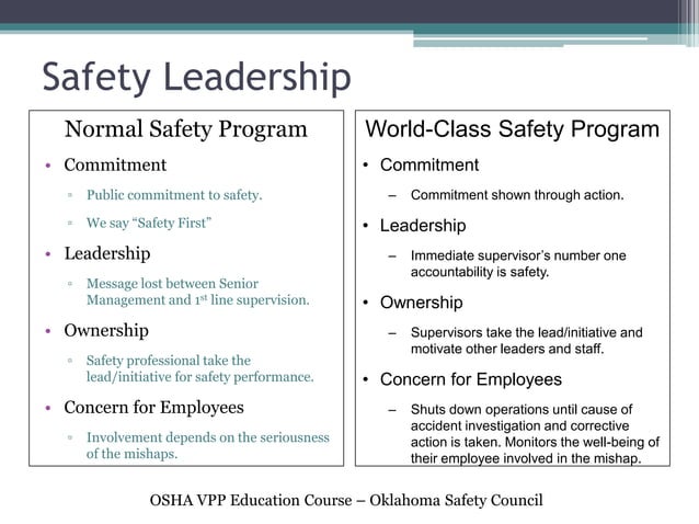 Leadership and Safety Management for MHE Operations | PPT