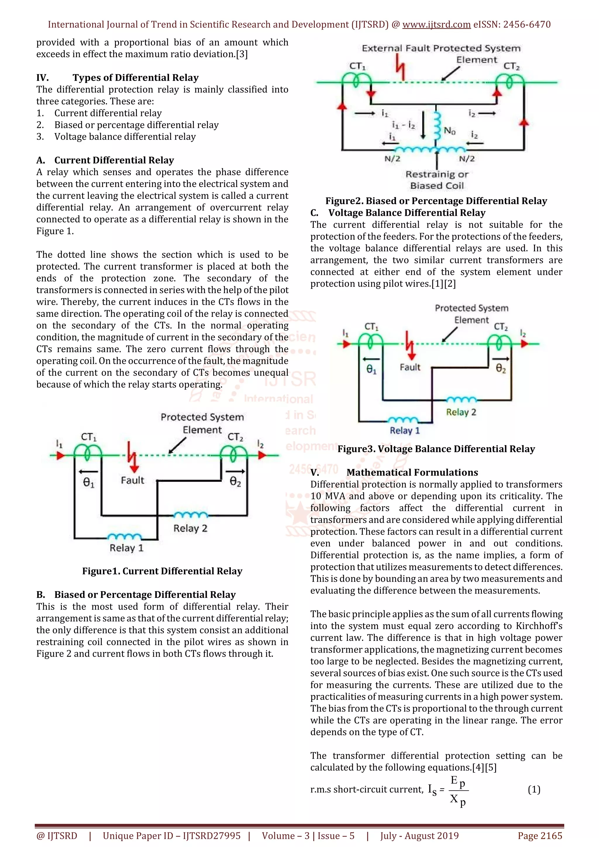 Differential Protection of Power Transformer in Substation | PDF