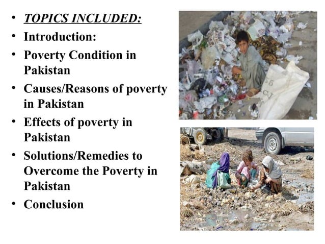 POVERTY IN PAKISTAN | PPT