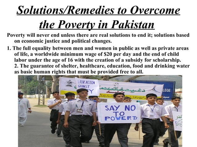 POVERTY IN PAKISTAN | PPT