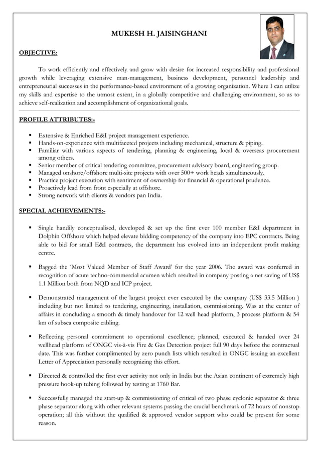 Final Mukesh Resume | PDF