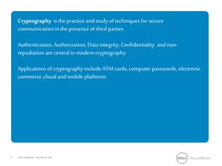 Cryptography | PPTX | Information and Network Security | Computing