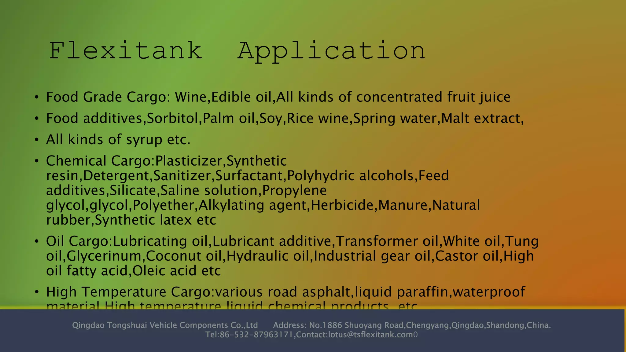 ts flexitank brochure | PDF