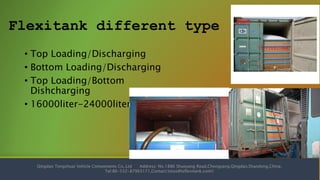 ts flexitank brochure | PDF | Manufacturing Industry | Industries