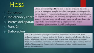 hyrax ortodoncia uso e indicaciones en px | PPTX