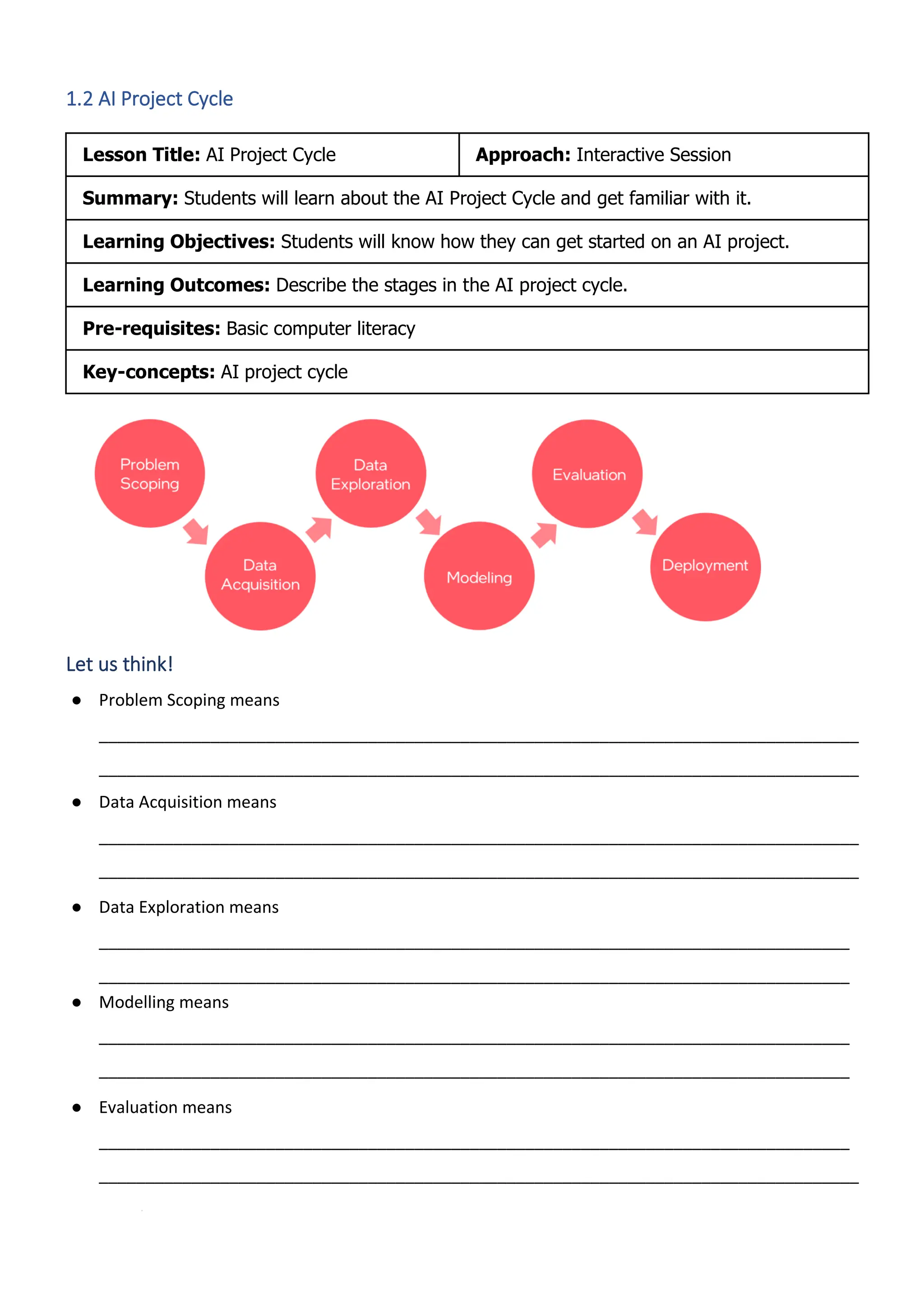 417_AI_Handbook_Class9.pdf for class 9 students | PDF