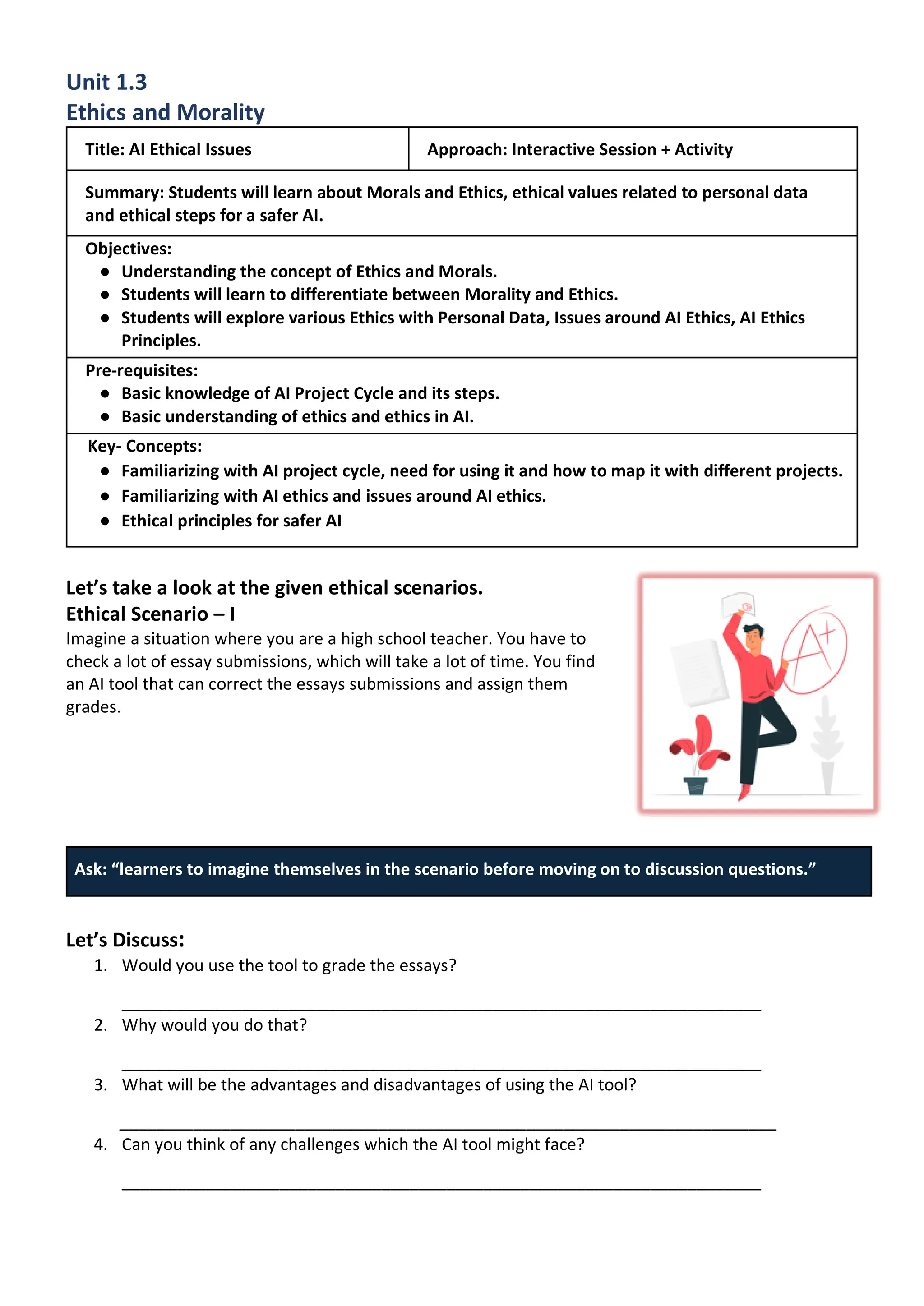 417_AI_Handbook_Class9.pdf for class 9 students | PDF