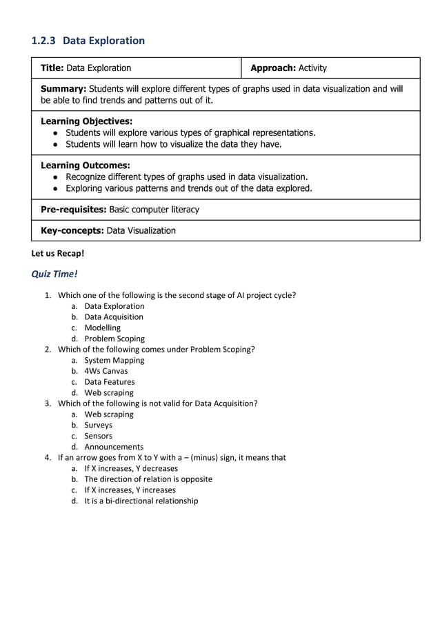 417_AI_Handbook_Class9.pdf for class 9 students | PDF