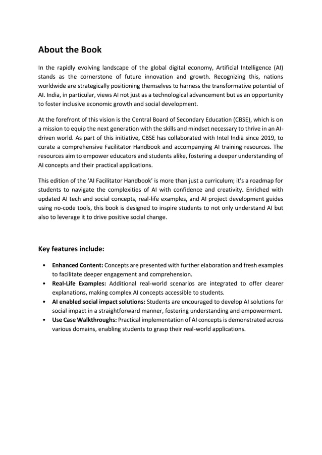 417_AI_Handbook_Class9.pdf for class 9 students | PDF