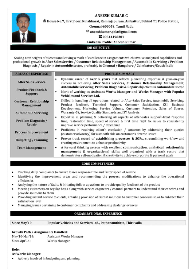 Resume Aneesh | PDF | Free Download