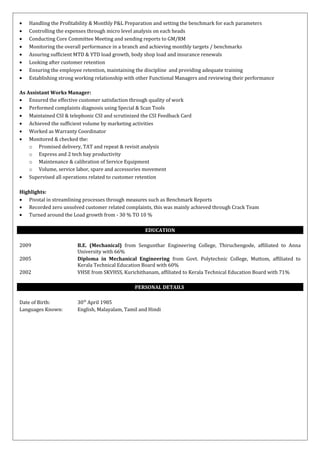 Resume Aneesh | PDF