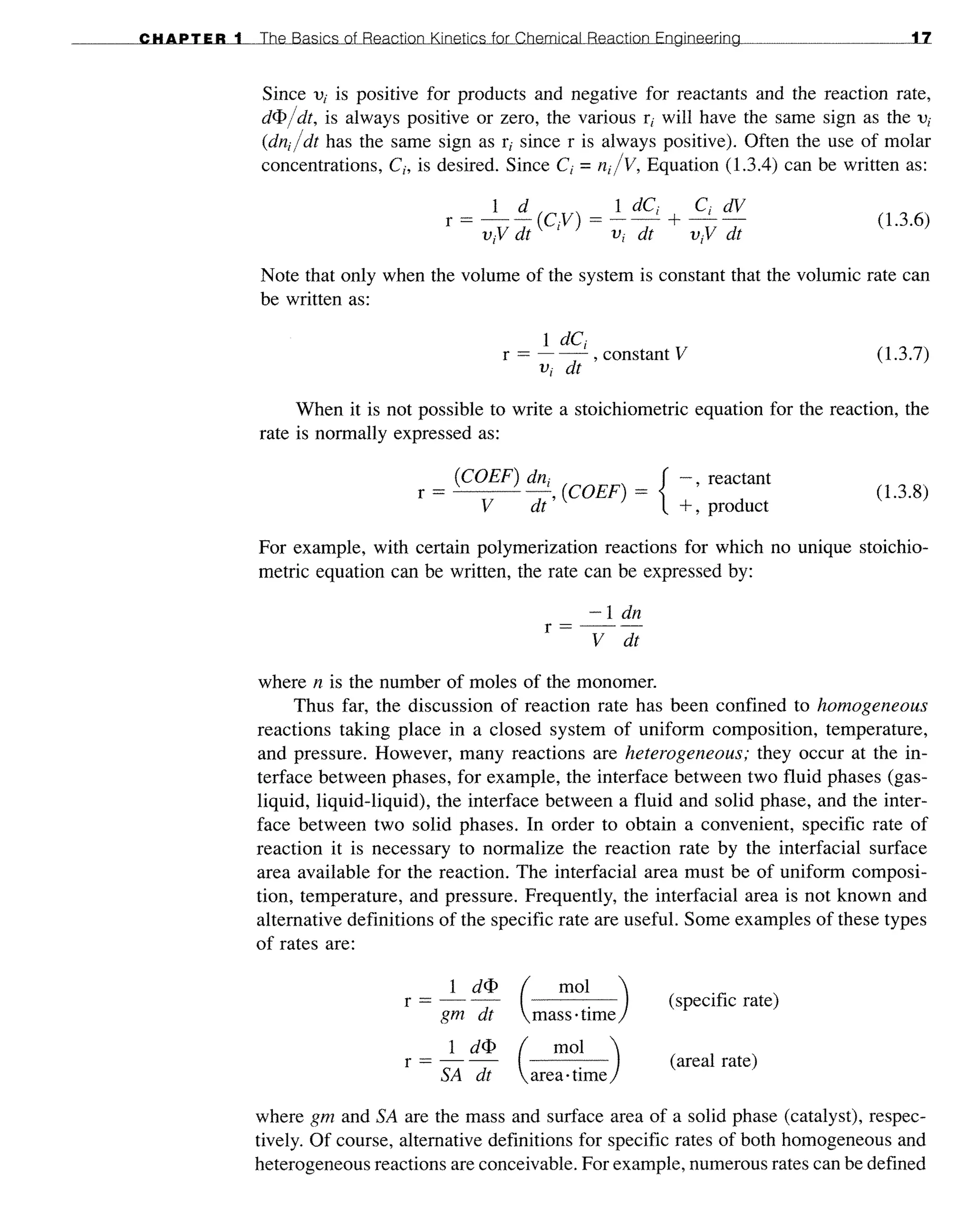 Fundamentals of Chemical Reaction Engineering Mark E. E. Davis | PDF