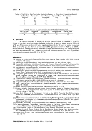 Control System Based on Fuzzy Logic in Nutmeg Oil Distillation Process | PDF | Home Appliances ...