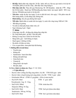 Quy Trình Chăm Sóc Bệnh Nhân Xuất Huyết Tiêu Hóa Trên Mức Độ Nặng | PDF
