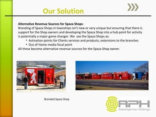APH Spaza Shop Proposal National Region and Areas (3) | PPT