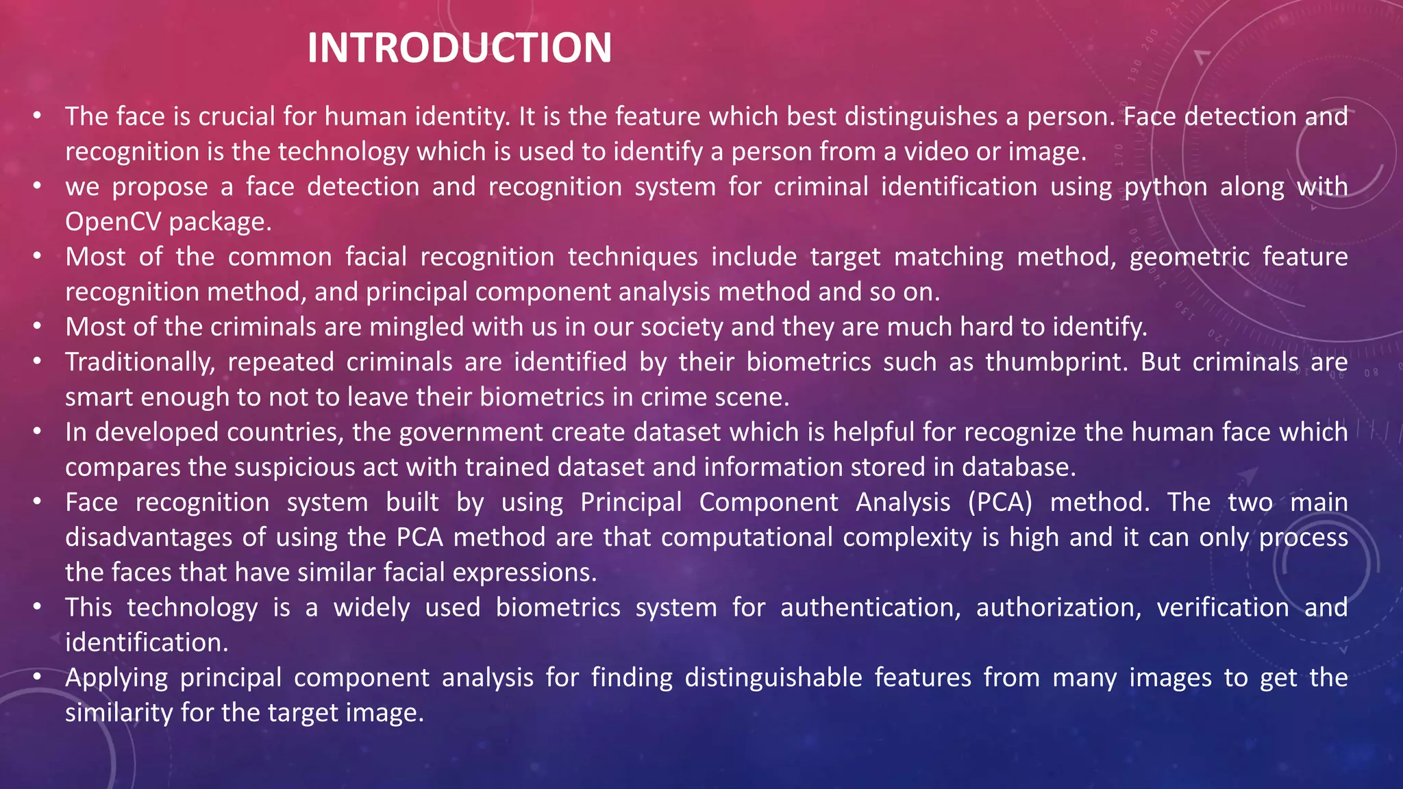 418 Automated Criminal Identification System Using Face Detection Andpptx