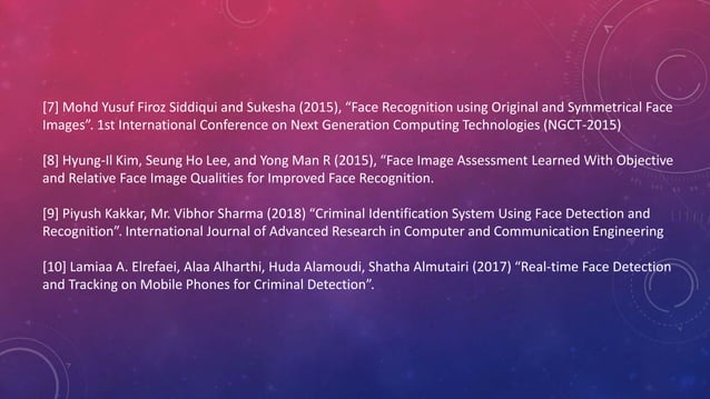 418 Automated Criminal Identification System using Face Detection and.pptx