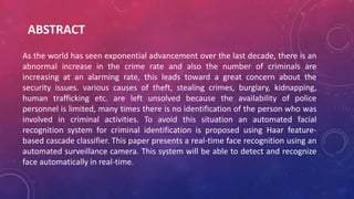 418 Automated Criminal Identification System using Face Detection and.pptx