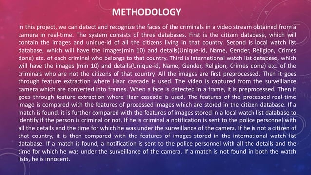 418 Automated Criminal Identification System Using Face Detection Andpptx