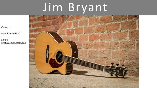 Jim Bryant Visual Resume | PDF