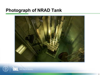 NRAD Reactor Benchmark Update | PPT