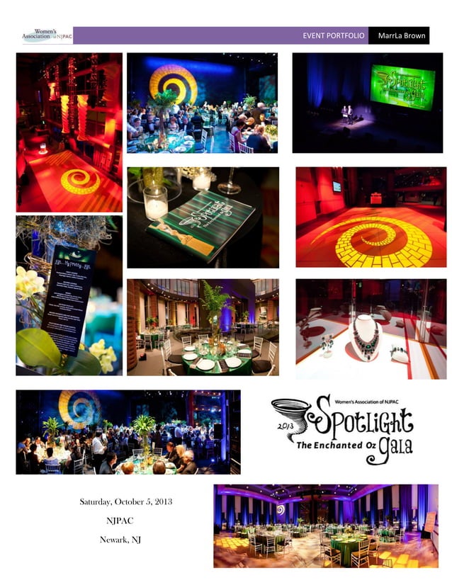 NJPAC Event Portfolio | PDF