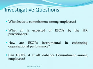 ESOP and Employee Commitment | PPT
