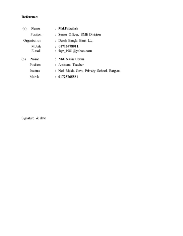 Resume of Rasel | DOCX | Resume Writing and Advice | Job Search